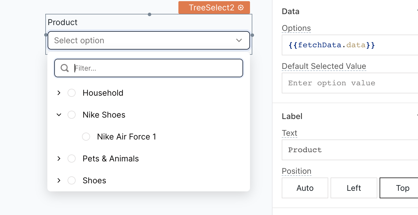 Treeselect | Appsmith